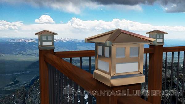 Deck Lighting 101 - Post Cap Lights - AdvantageLumber Blog
