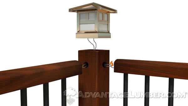 Deck Lighting 101 - Post Cap Lights - AdvantageLumber Blog