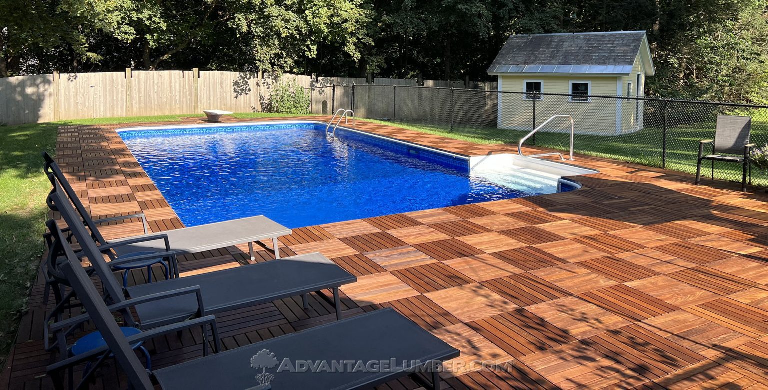 Pool Deck Resurfacing: The Benefits of Hardwood Deck Tiles Over ...