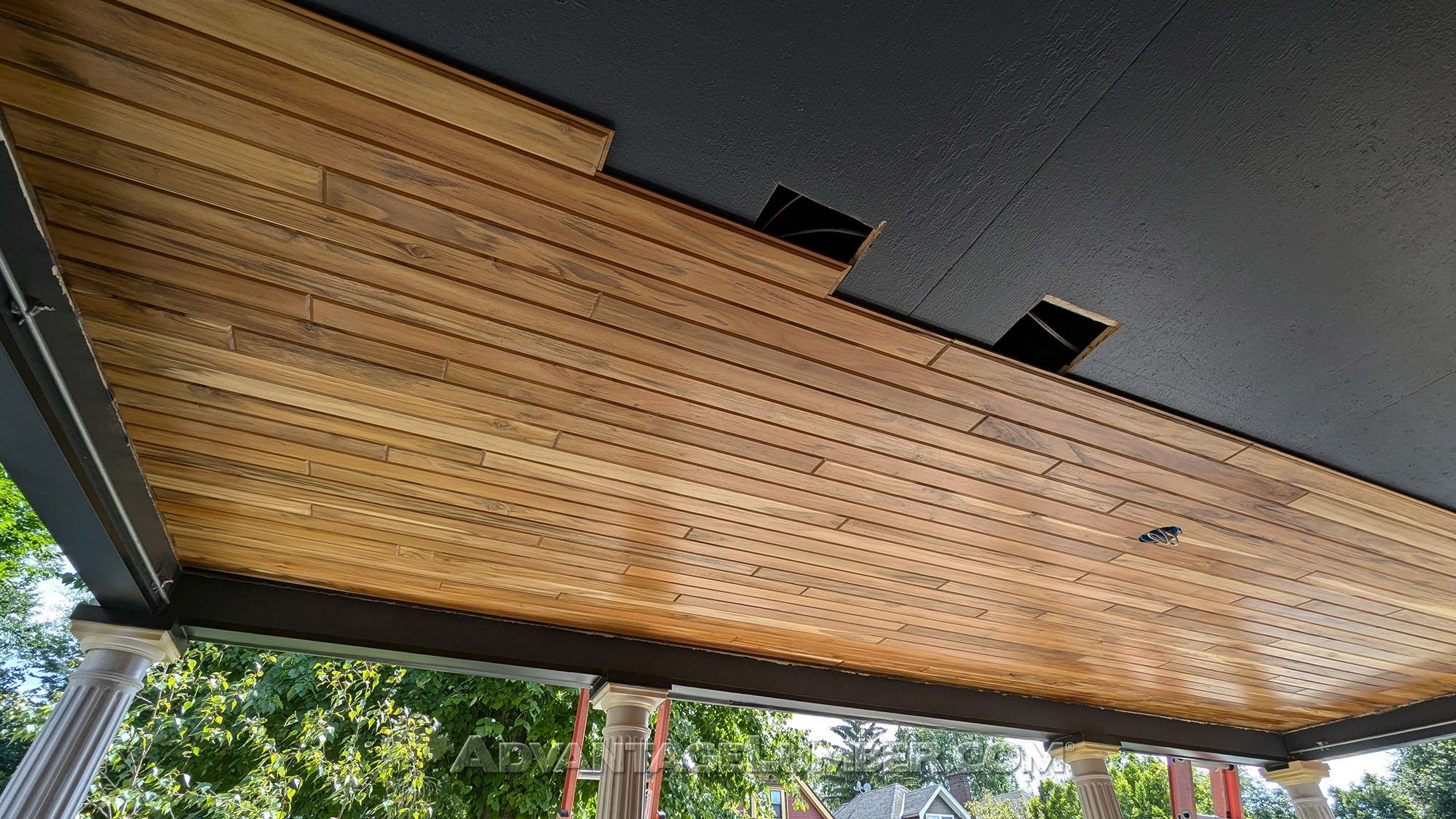 Plantation Teak Tongue and Groove Porch Ceilings: A Cut Above Cedar and ...