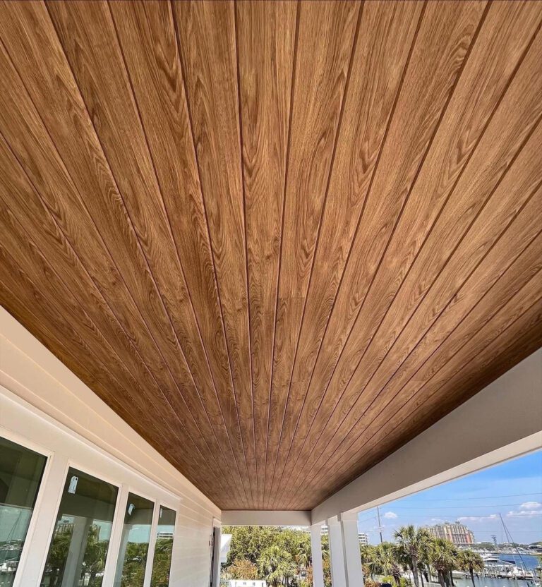 Wood Look Soffit: The Beauty of Wood with the Durability of PVC ...
